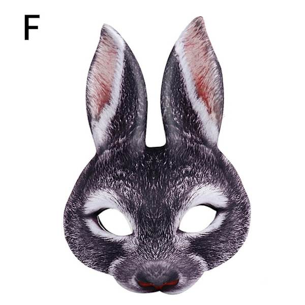 3D Animal Mask Halloween Masquerade Ball Mask 3D Animal mask F | 3D ...