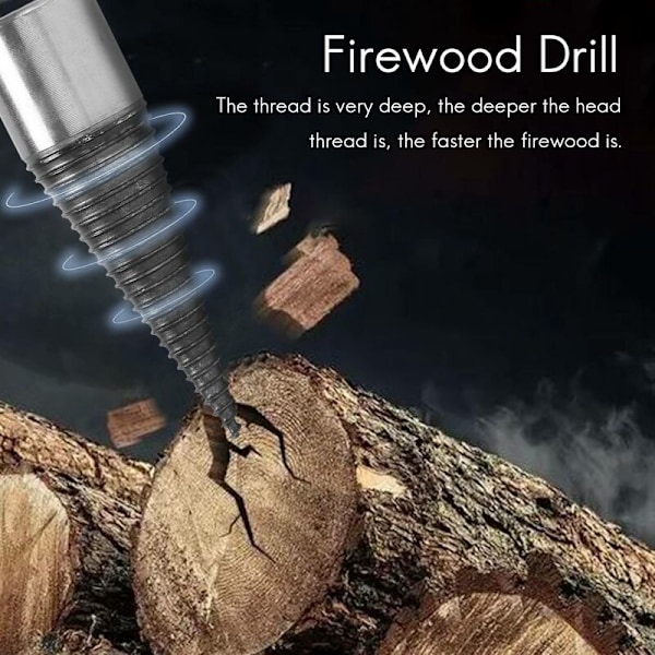 32MM Neliömäinen Kahva Ruuvi Halkaisu Kartio Kierre Tulenpuu Pora Terä ...