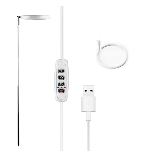 Innendørs plantelys, Spectrum Halo LED-lys med høydejusterbar ...