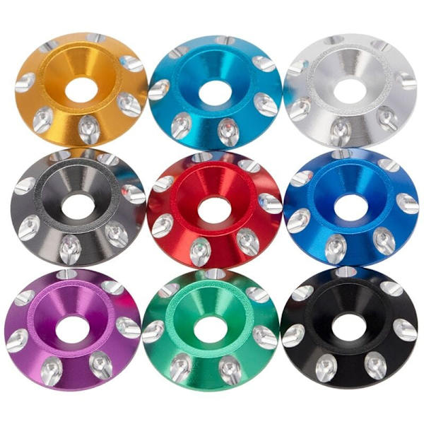 Metal Hale M3 Forsænkede Skrue Skiver til 1/10 Skala Off-Road Monster ...