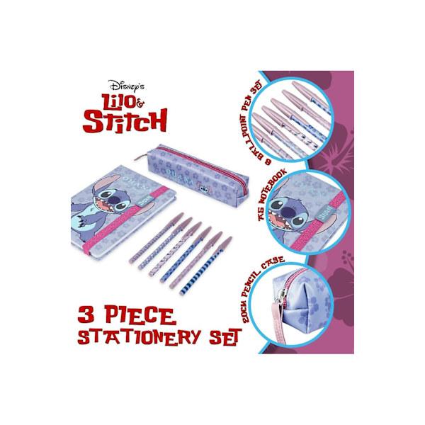 Disney Stitch Stationær Sæt A5 Notebook Blyanter Og Penalhus C0c1 Fyndiq