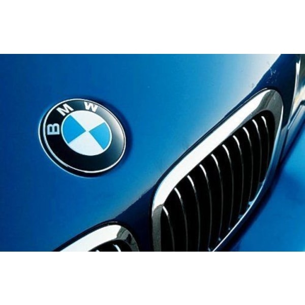 BM-W Emblemikupu Logo Blue and white 82MM hood | Fyndiq