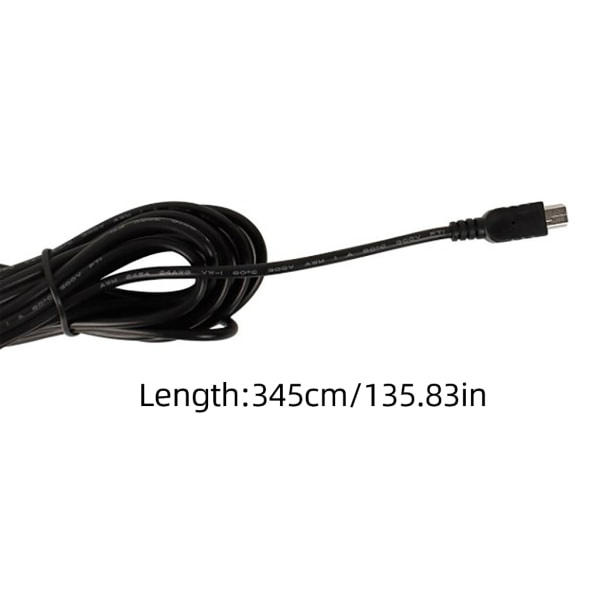 12V~24V - 5V 3A Mini- USB power , 3-johtiminen autolaturin kaapeli nolla - Taivuta oikealle | Fyndiq
