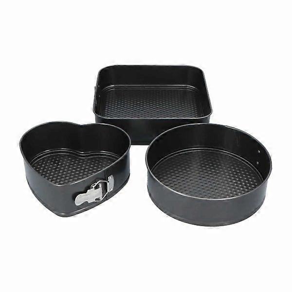 Bageforme i forskellige former - 3 springforme Sorte | Fyndiq