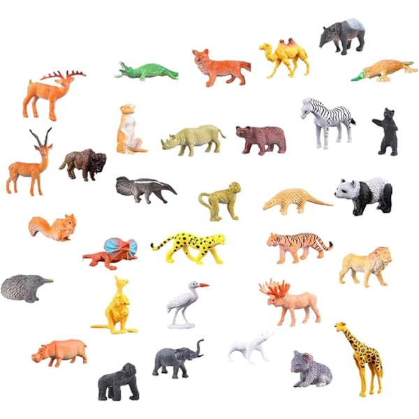 Adventskalender med dyrefigurer for julen 2025, 24-dagers ...