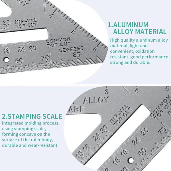 Triangle Protractor Square Lineal Tri-Line Save Guide | Fyndiq