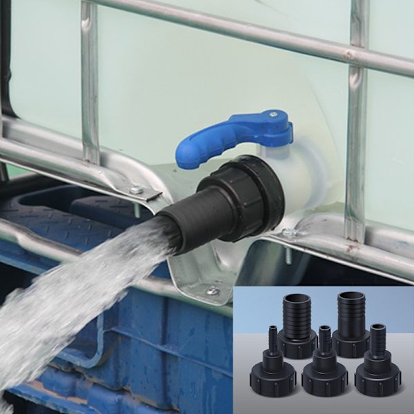 1/2" till 2" Water IBC Tank Adapter Trädgårdsslang Adapter Kran Anslutning F | F | Fyndiq