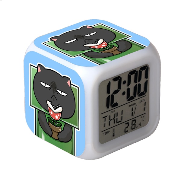 R-timer Super Mario Bros 7 Färgväxlande Digital Väckarklocka med Tid ...