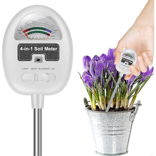 Jordfugtighedsmåler, 4-i-1 Jordfugtighedsmåler Sensor, Roterende ...