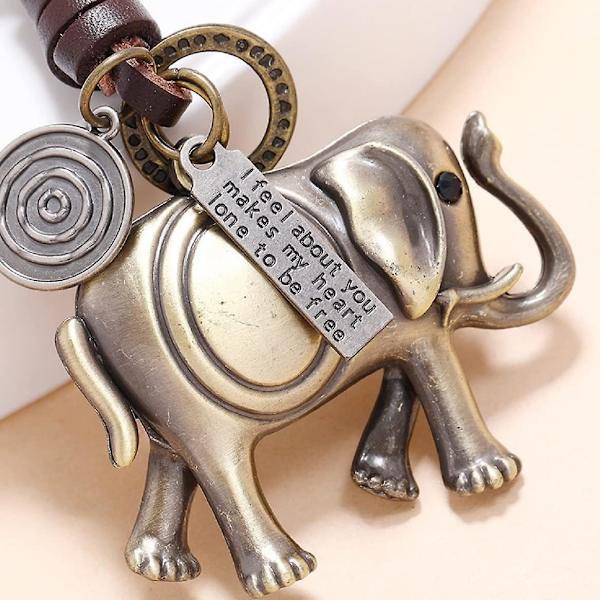 Elefantnyckelring för män, Söt elefantnyckelring för pojkar, Norse ...