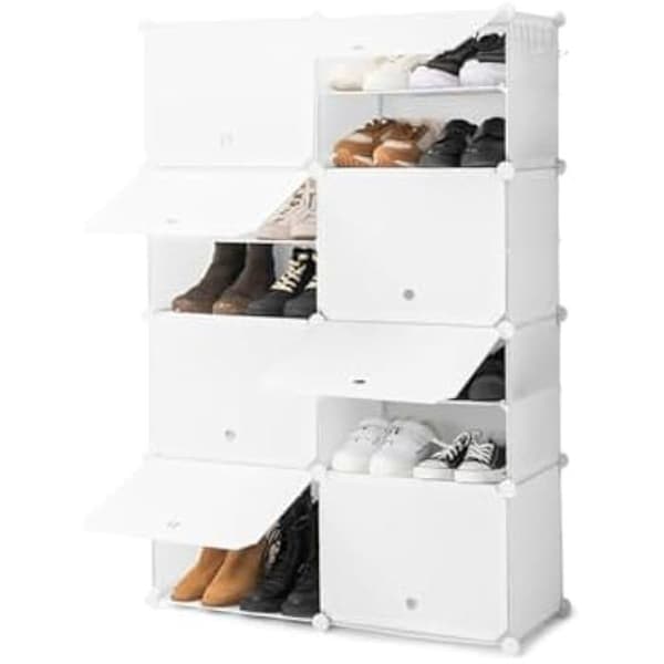 Modulær reol - INNOVAGOODS - Hvid - 10 moduler - Moderne - Design Vit ...