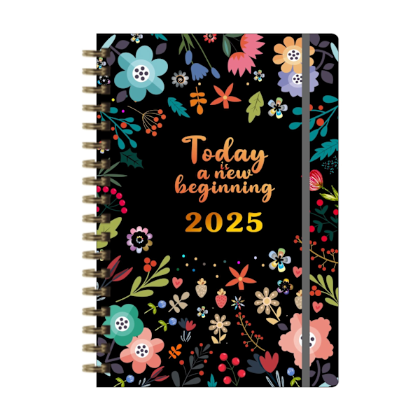 Kalender 2025 - Vecka per sida kalender 2025, A5-kalender 2025 Vecka ...