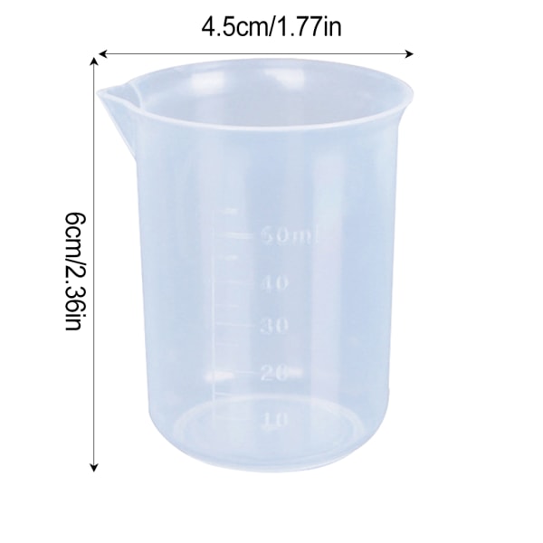 20 st Transparent färg Exakt och hållbar 50 ml plastblandning | Fyndiq 20 st Transparent färg Exakt och hållbar 50 ml plastblandning | Fyndiq