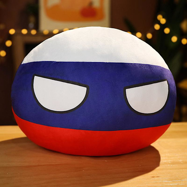30cm Polandball Plush Toy Stuffed Soft Anime Country Ball Plush Pillow ...