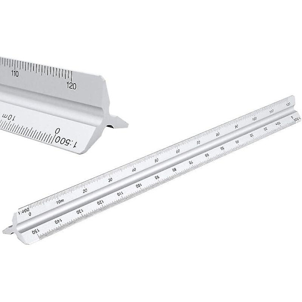 Triangular Ruler Scale Reduction Triangle 1:100 1:200 1:250 1:300 1:400 ...