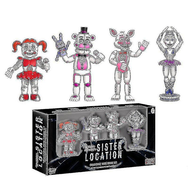 Fnaf Security Breach Action Figurer Bevægelige led Bonnie Foxy Freddy ...
