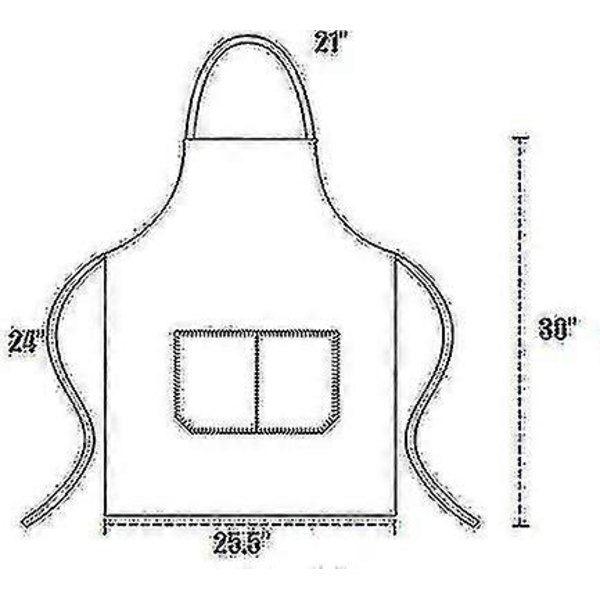 12-pack svarta unisex-förkläden med 2 fickor - kommersiellt förkläde i ...