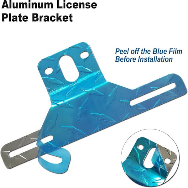 Nummerplåtshållare för släpvagnar, kraftig aluminiumram för lastbilar ...