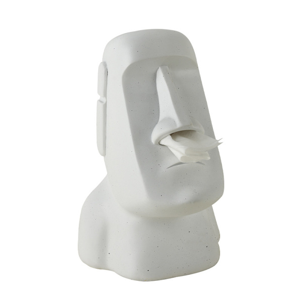 1-pak Easter Island stone tissue box kreativ personlighed art de | Fyndiq