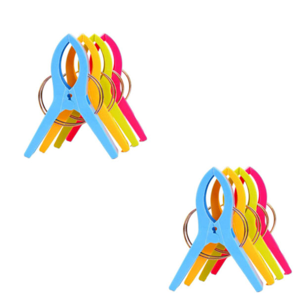 Pakke med 8 clips Plast quilt tøj Clips Sok Hopper vindtæt | Fyndiq