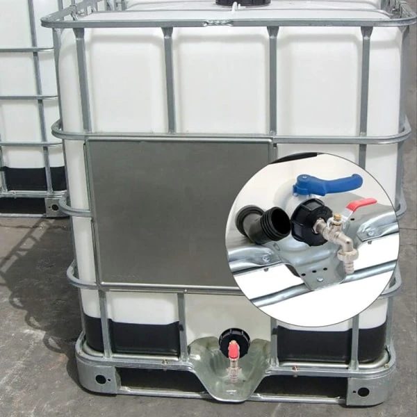 IBC Tank Adapter S60X6 Ersättningsventil Koppling 1/2 \" slang, D | Fyndiq