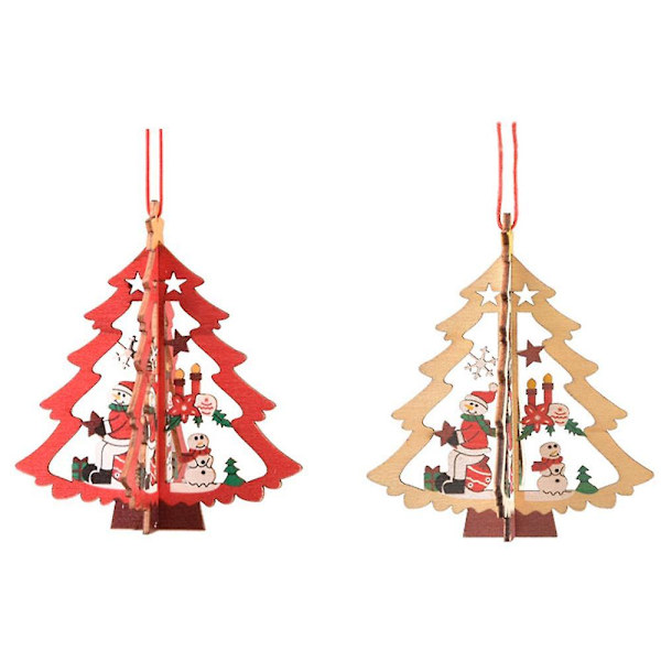 Julgransträdhängsmycke i trä, julklappar till barn, juldekoration till ...