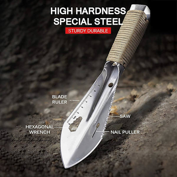 Puutarhan kaivutyökalu, Kannettava Metalli Puutarhan Lapio Kaivuri Mini ...