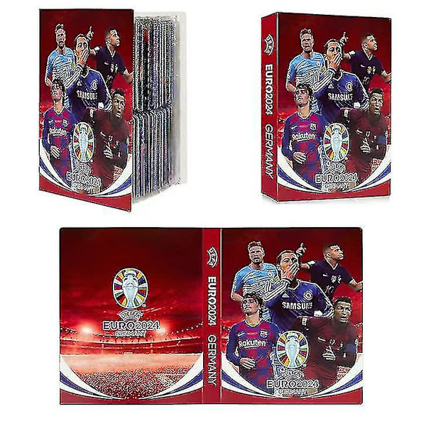 Jalkapallokorttialbumi, karttakirjan pidike, kansio 2023, uusi 240 kpl ...