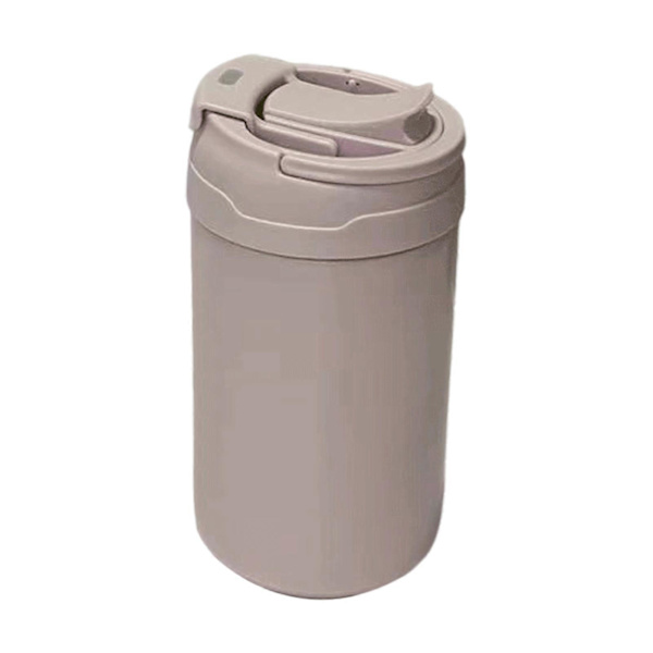 500ML Rostfri Isolerad Kaffekopp med Lock Läckagesäker Resemugg ...