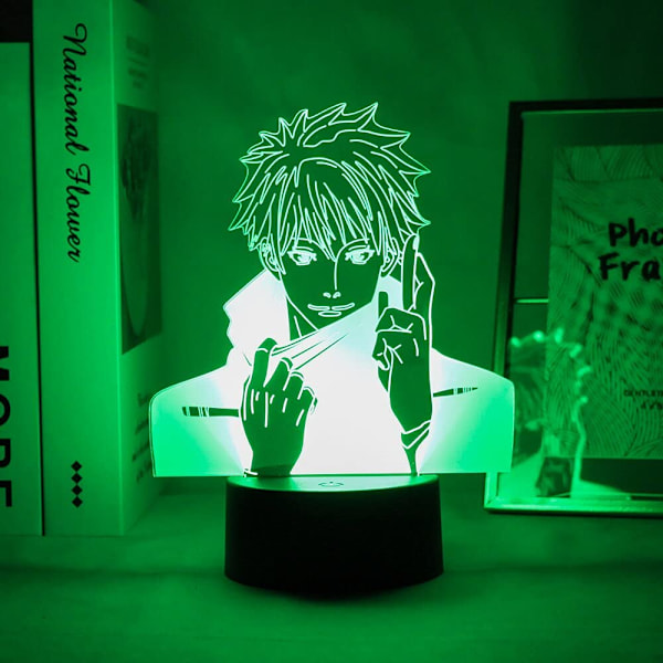 LED nattlys Anime-lampe Jujutsu Kaisen Gojo Satoru-figur | Fyndiq