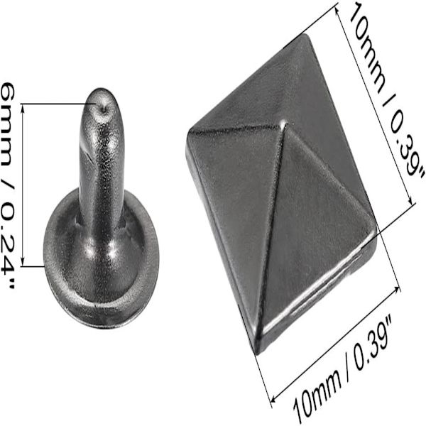 pyramid studs punk piikkarit piikki | Fyndiq