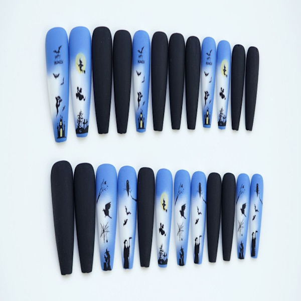 Halloween falske negler Ballerina falske negler Z-424 Z-424 Z-424 | Fyndiq