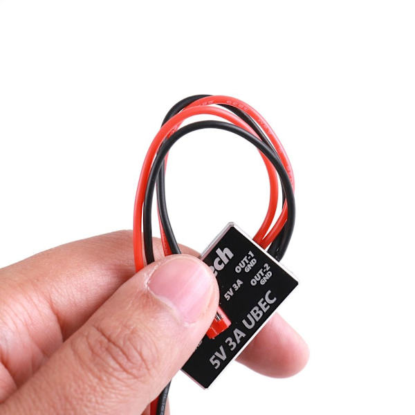 UBEC DC Converter Step Down Modul RØD UBEC 12V 3A UBEC 12V 3A Red UBEC ...