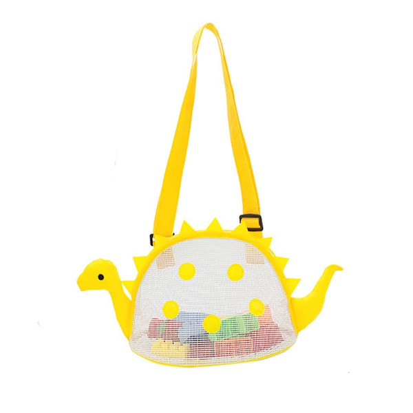 Mesh Beach Bag Dinosaur Sea Shell Bag GUL yellow | Fyndiq