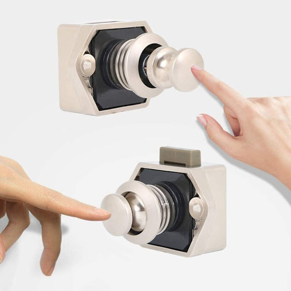 Trykkknapp Sperrelås Dør Skap Skuff Bobil 1pc | Fyndiq