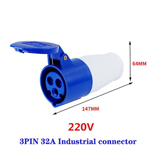 Industrial Plug and Socket -liitin 32A 32A 32A | Fyndiq