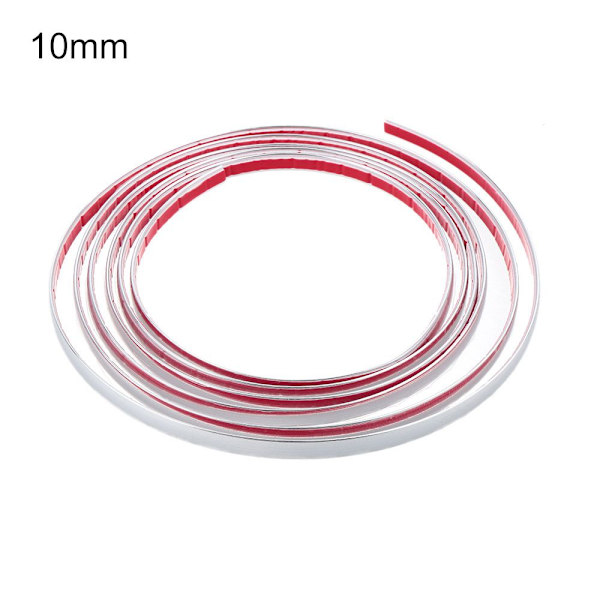 Car Body Chrome Strip Molding Trim Adhesive Sticker 10MM 10mm | 10mm ...