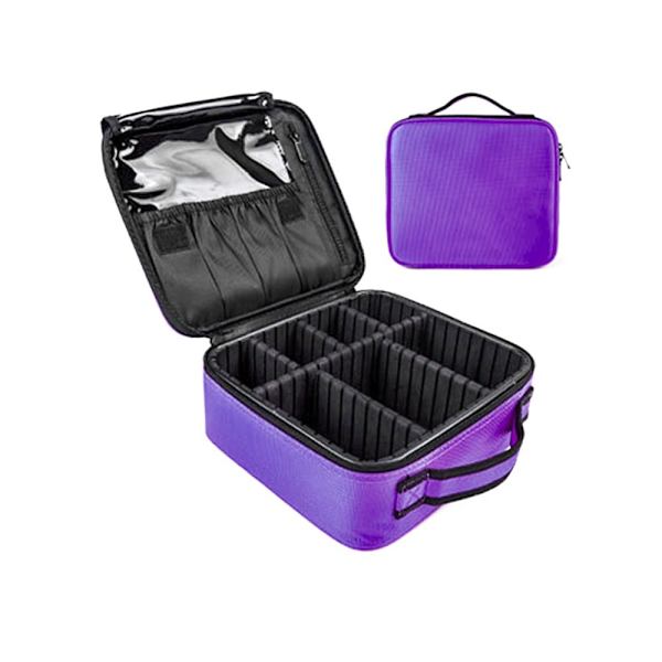 Vanity Case Beauty Box LILA purple | Fyndiq
