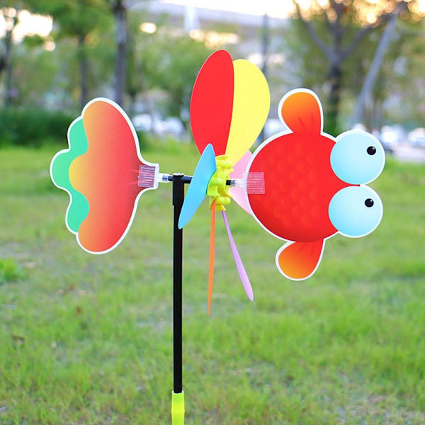 Värikäs Animal Windmills Layout Pinwheels Lelut Plastic Wind | Fyndiq
