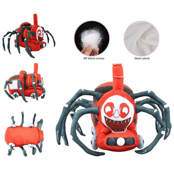 Choo-Choo Charles plyschleksak tecknade dockor fyllda mjuka leksaker ...