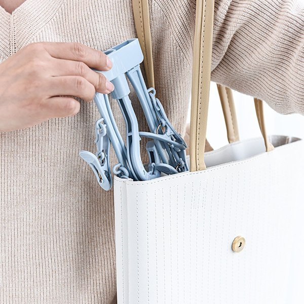 Taitettava ripustin Kuivausteline Matkavaateripustin | Fyndiq