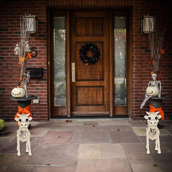 Halloween Ko Skelet Ko Kranium Prop MRESIN RESIN MResin | Fyndiq