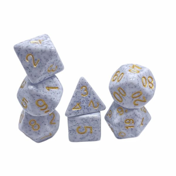 7 stk/sæt DND-terninger Polyhedriske terninger STYLE 3 STYLE 3 Style 3 ...