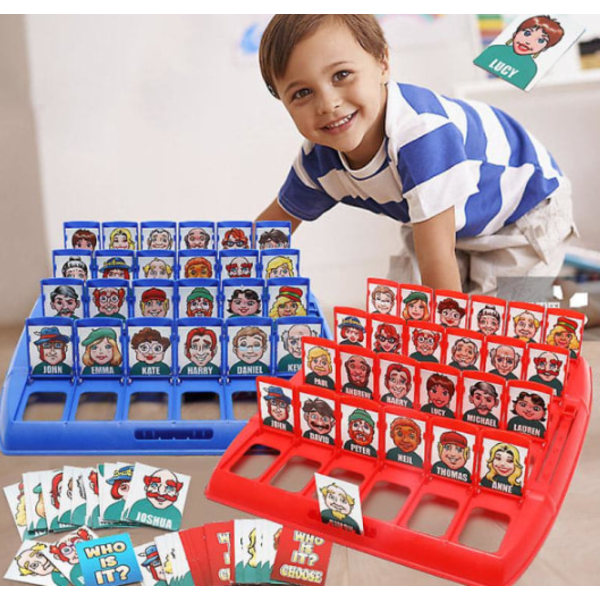 Who's There? Board Game - Fun Guessing Card Game for Kids, Educational ...