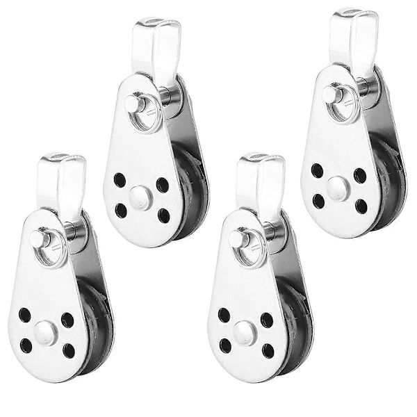 SUS316 Lyftblock Hjul Enkel Hjulblock Utomhus Rostfritt Stål Stark ...