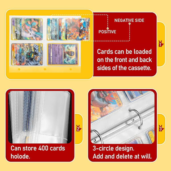 Pikachu spilkortsamlingsbog Fire gitter (undtagen spilkort)39 59d8 | Fyndiq