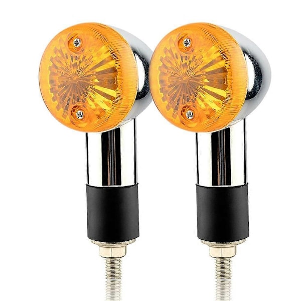 2 stk. Universal Motorsykkel Blinklys Foran og Bak For Honda Shadow VT ...