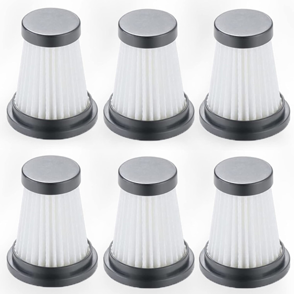 6-pack sladdlösa dammsugarfilter för Moosoo K12 K12 Pro K13 | Fyndiq