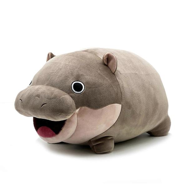 2024 Moo Deng Flodhest Kosedyr, Søt Dvergflodhest Plushie Leke for Fans ...