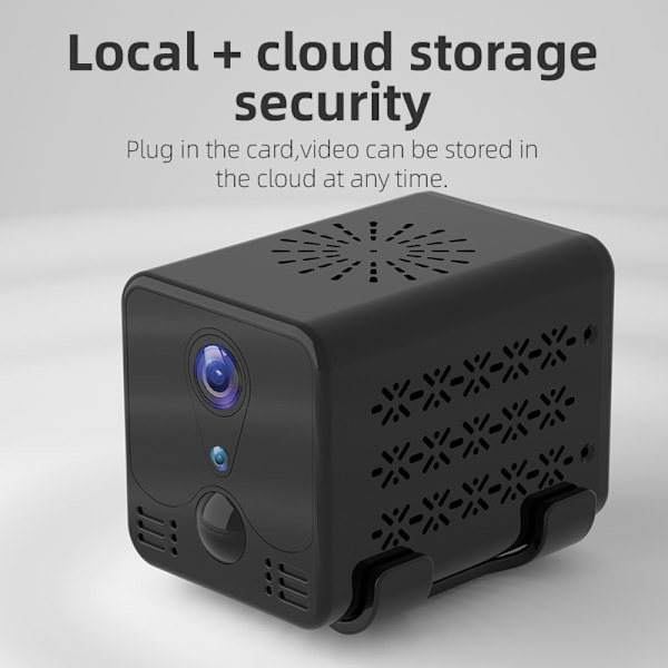 Trådlös spionkamera med rörelsedetektering, 1080P | Fyndiq